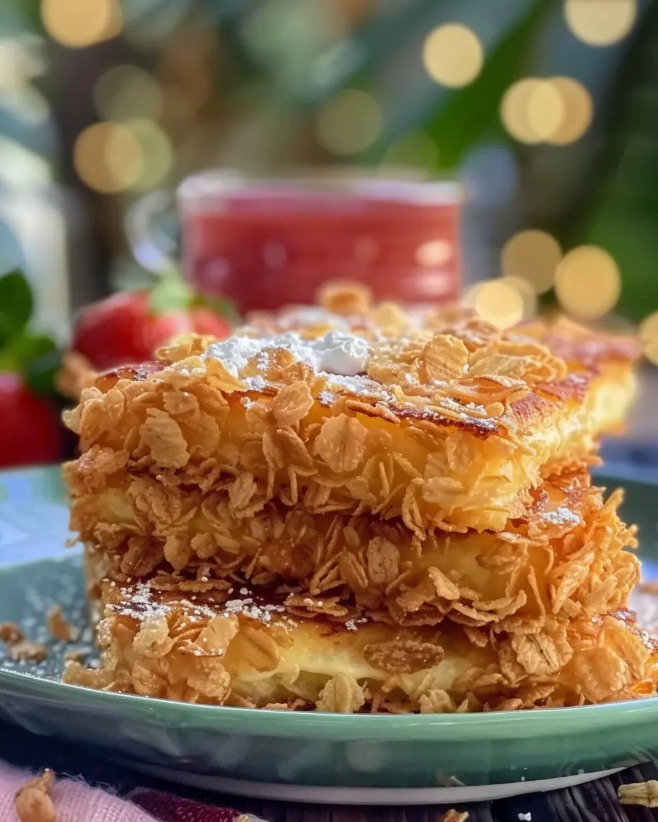 Disneyland Cornflake Crusted French Toast Recipe