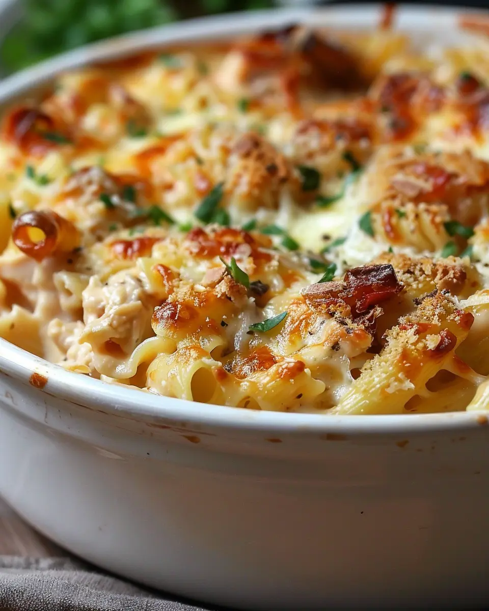 Crazy Good Chicken Pasta Casserole Recipe